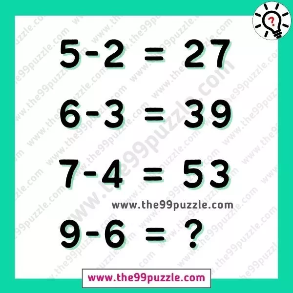 Logical Mind Twister Puzzle: Can you solve the math logic? - The 99 Puzzle Logical Mind Twister Puzzle: Can you solve the math logic? - The 99 Puzzle