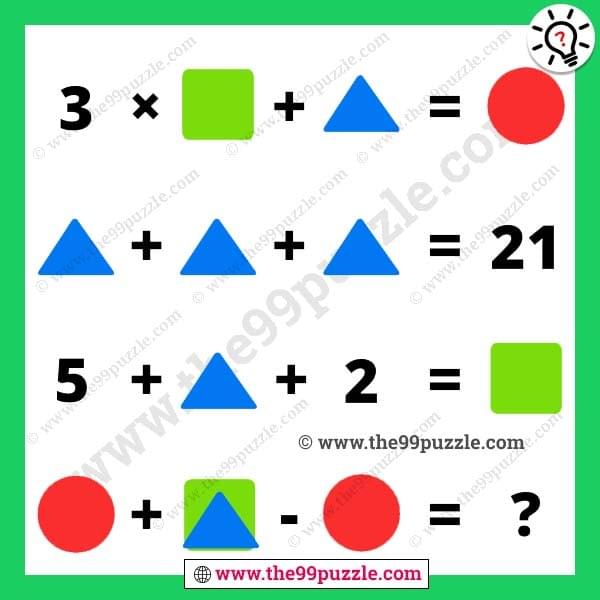 500+ Tricky Math Puzzles with Answer - The 99 Puzzle
