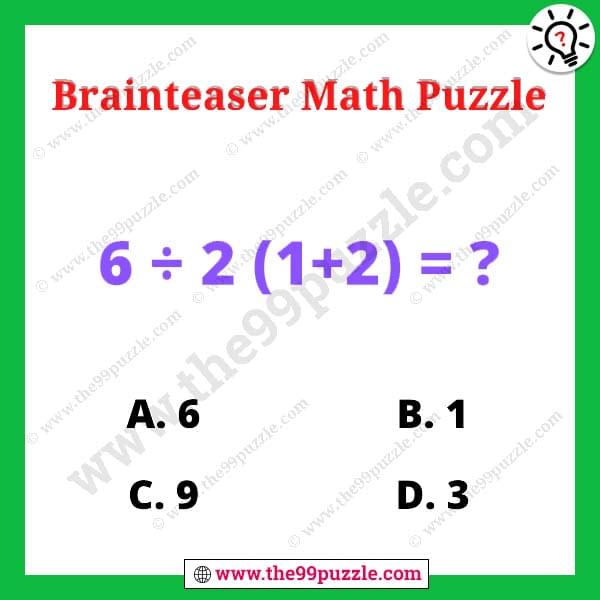 1000+ Math Puzzles With Answers | Logic Puzzles | The 99 Puzzle